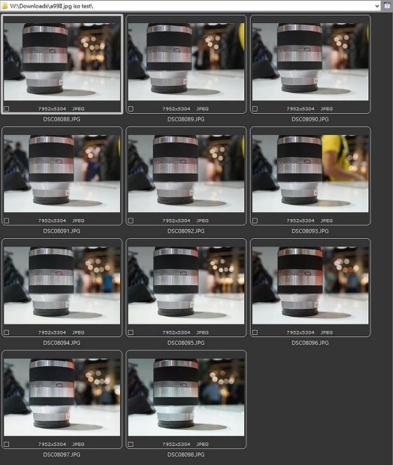 a99II Full size RAW + JPG Sample (ISO 100 ~ ISO 65535) | DPReview Forums