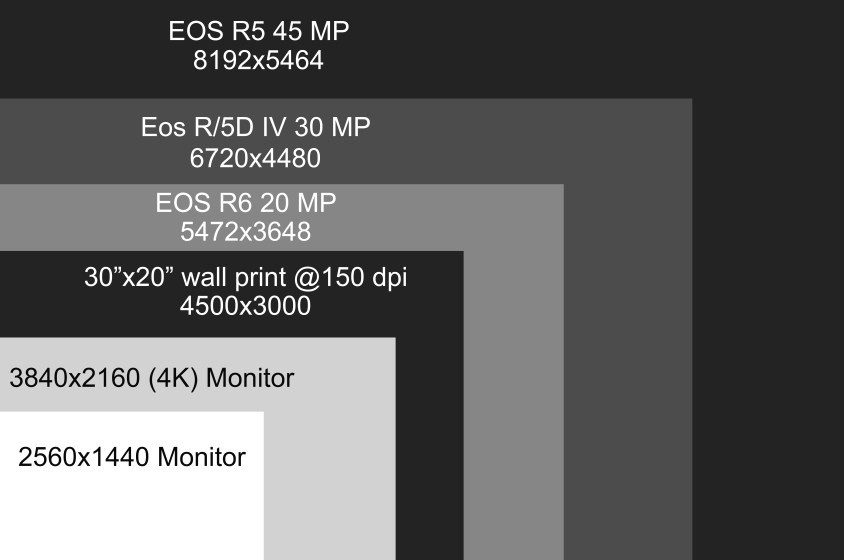 20MP vs 30MP vs 45MP | DPReview Forums