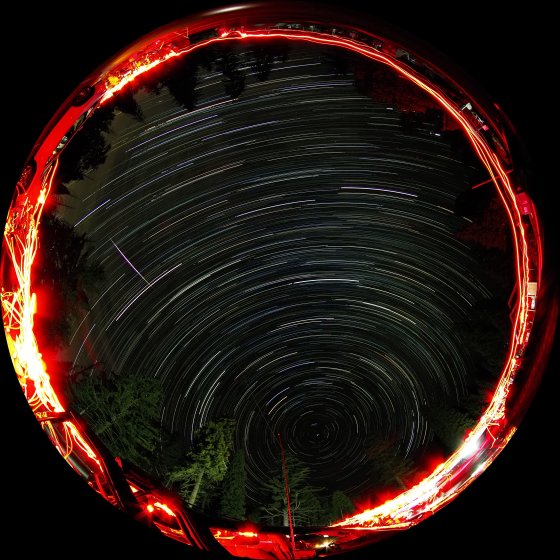 Star Trails & a Random Meteor | DPReview Forums