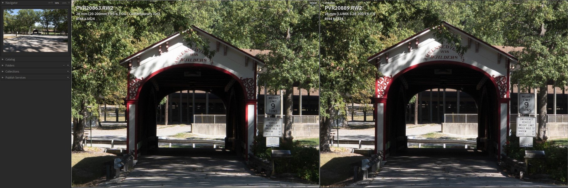 Sigma 20-200 vs Lumix 28-200 Side by Side Sharpness | DPReview Forums