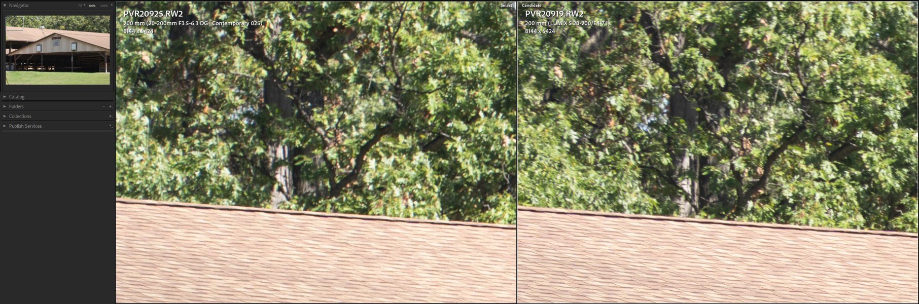 Sigma 20-200 vs Lumix 28-200 Side by Side Sharpness | DPReview Forums