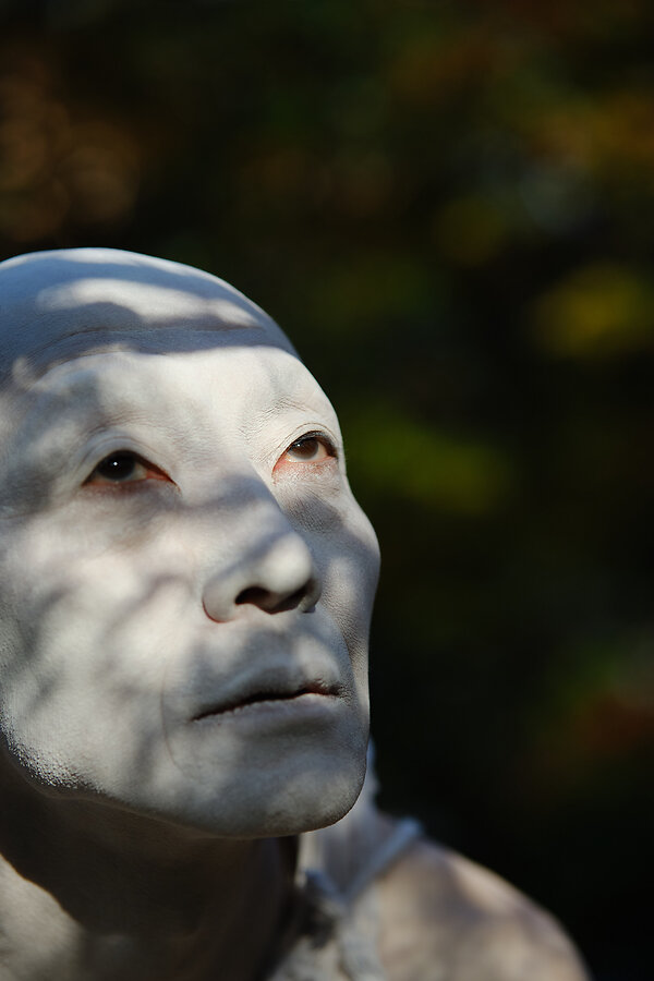 Portraits of a painted man: Japanese Butoh artist Temmetsu - Kyoto ...