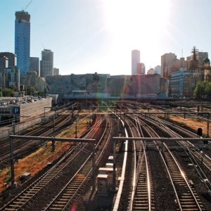 the rail tracks under federation square | DPReview Forums
